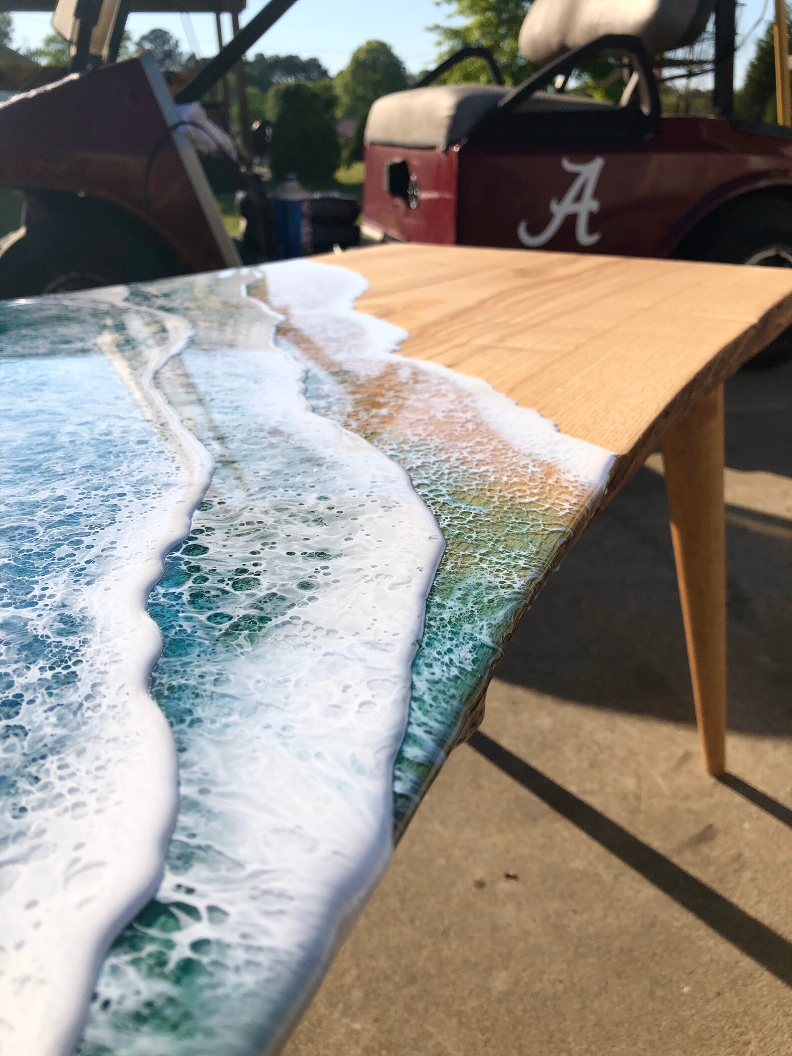YOUR Custom Listing Live Edge Ocean Coffee Table - Etsy