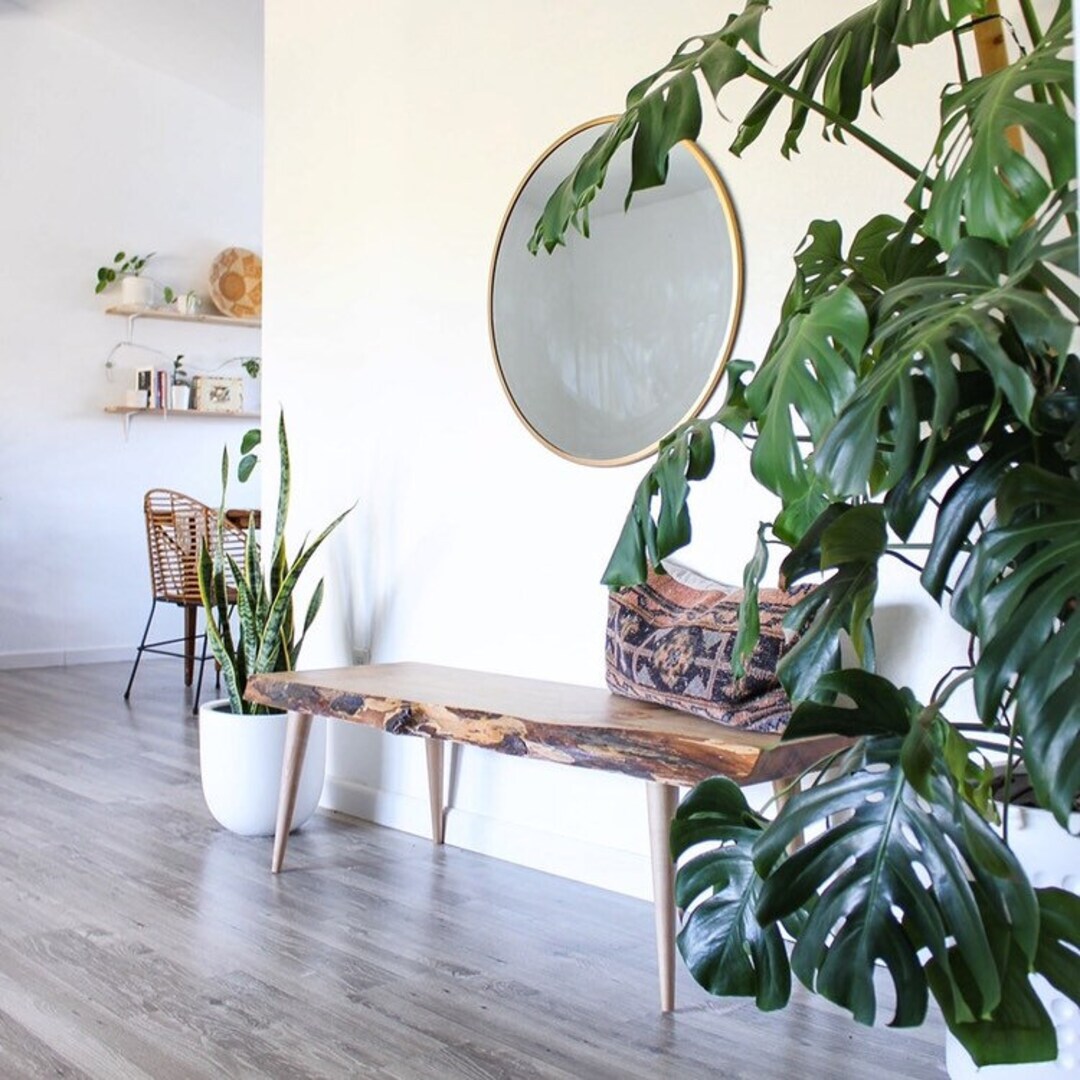 YOUR Custom Listing GORGEOUS Live Edge Maple Bench - Etsy