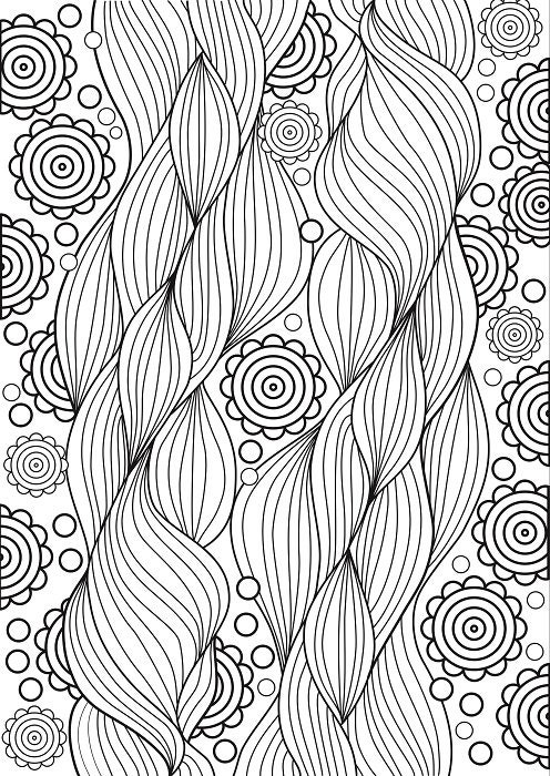 Printable Colouring Sheet, Instant Download PDF, Pattern to Colour ...