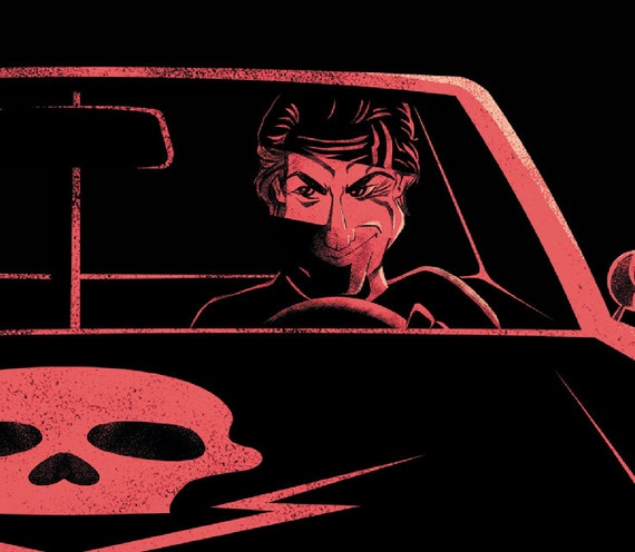 Death Proof Skull Red