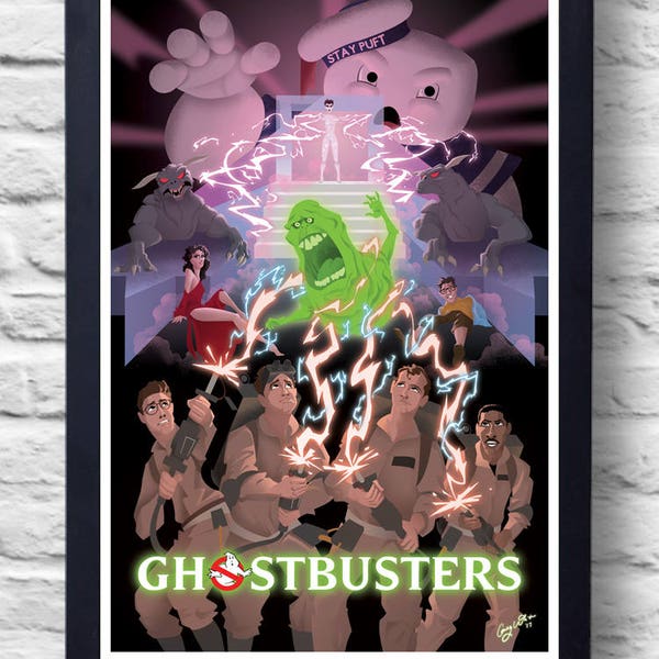 Ghostbusters Art Painting - Etsy