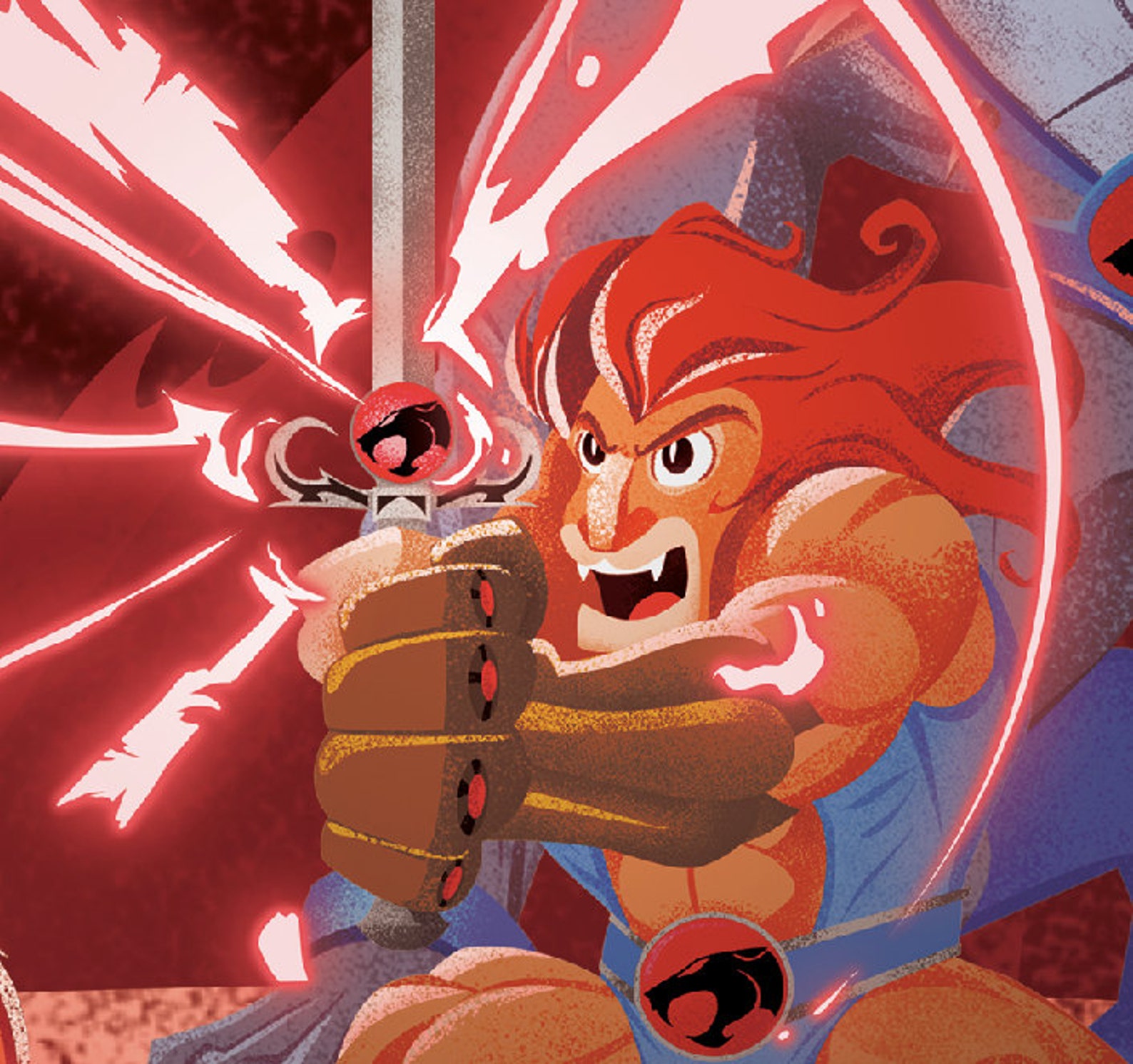 Thundercats TV Show Cartoon Art Illustration Poster Print | Etsy