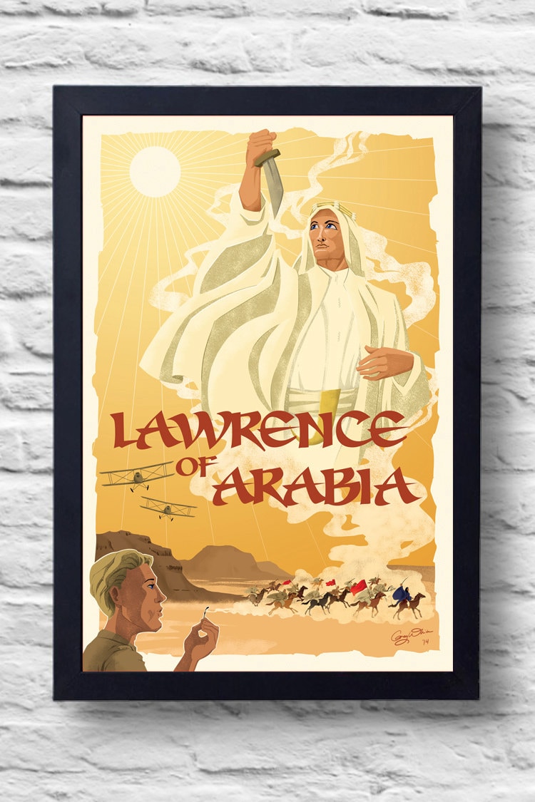 Lawrence of Arabia Portrait Movie Poster Print Classic Film - Etsy