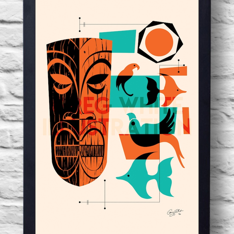 Tiki Art - Etsy
