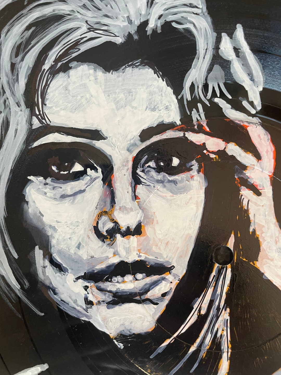 Nancy Sinatra Portrait on 12 Inch Vinyl Record - Etsy