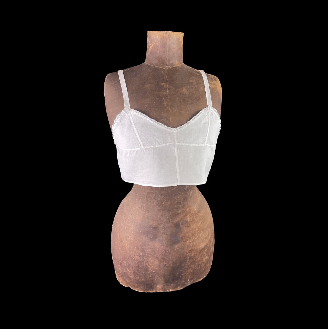 Museum-worthy Antique Corset Chemise, Bra, Brassiere, Bralette, Bandeau ...