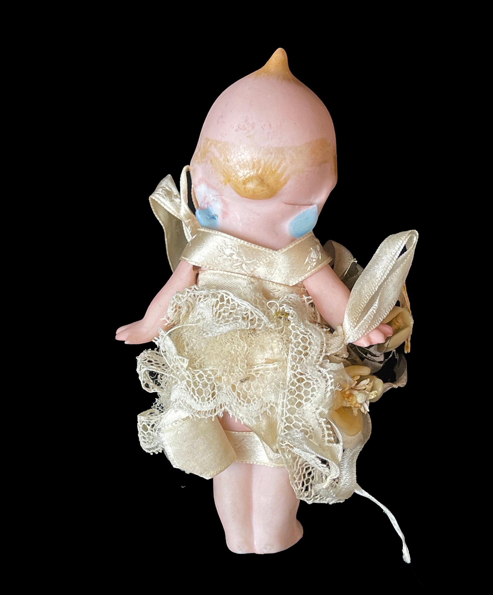 Authentic Kewpie Bride and Groom BISQUE C.1912 Dolls ORIGINAL ...