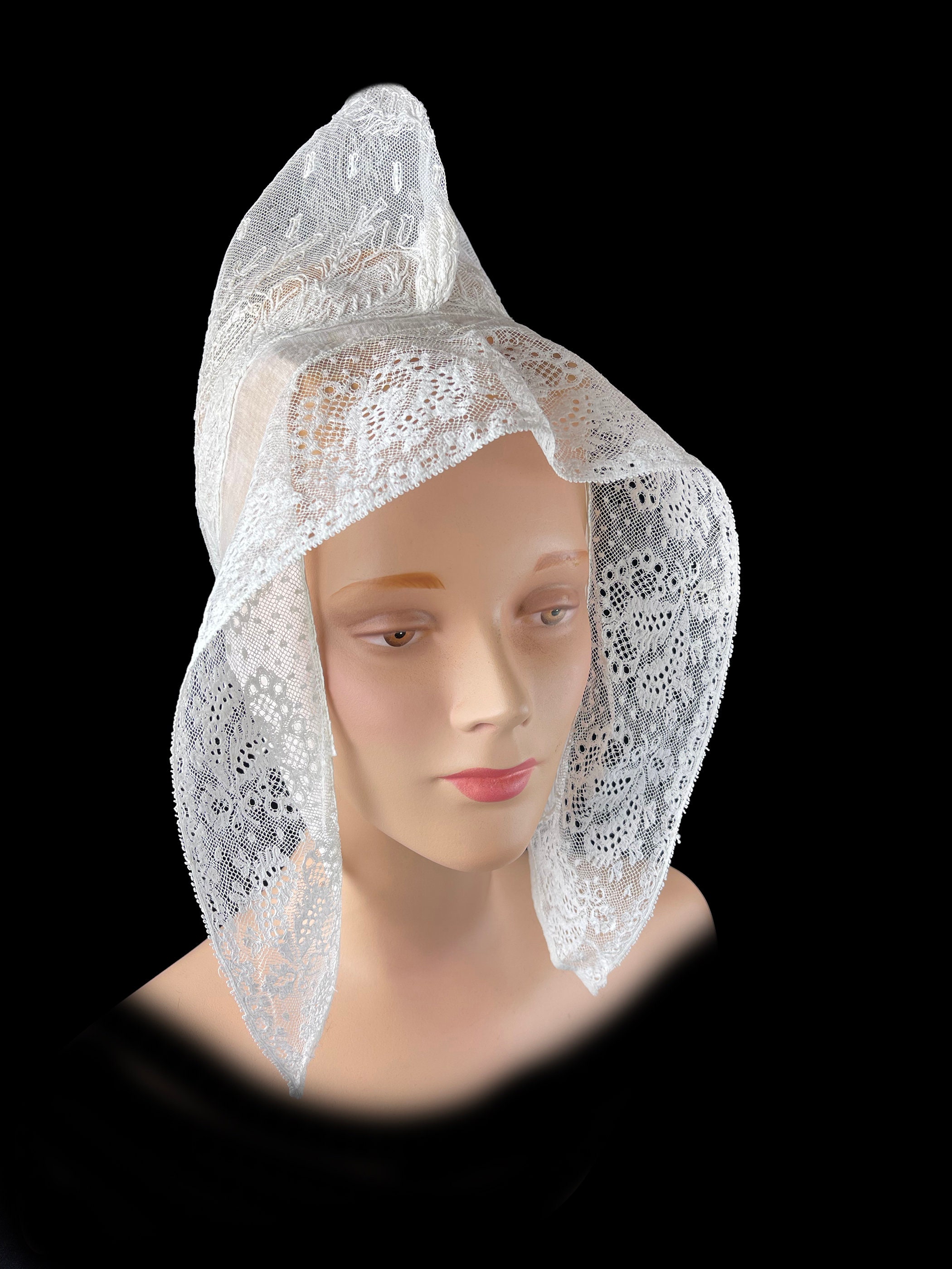 Rare 1850s Antique Lace Daycap Day Cap Cap Bonnet Hat Hood, MINT - Etsy