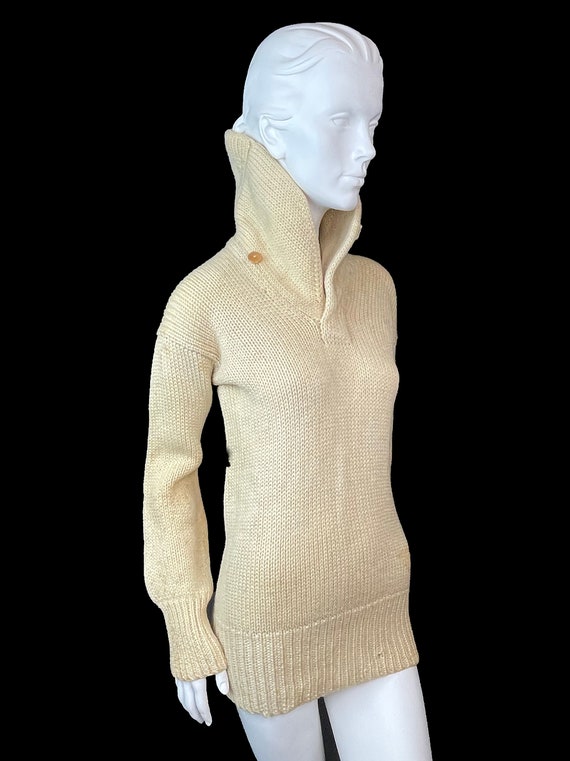 Vintage 1920s Hand Knit Sweater with Fantastic Proven… - Gem