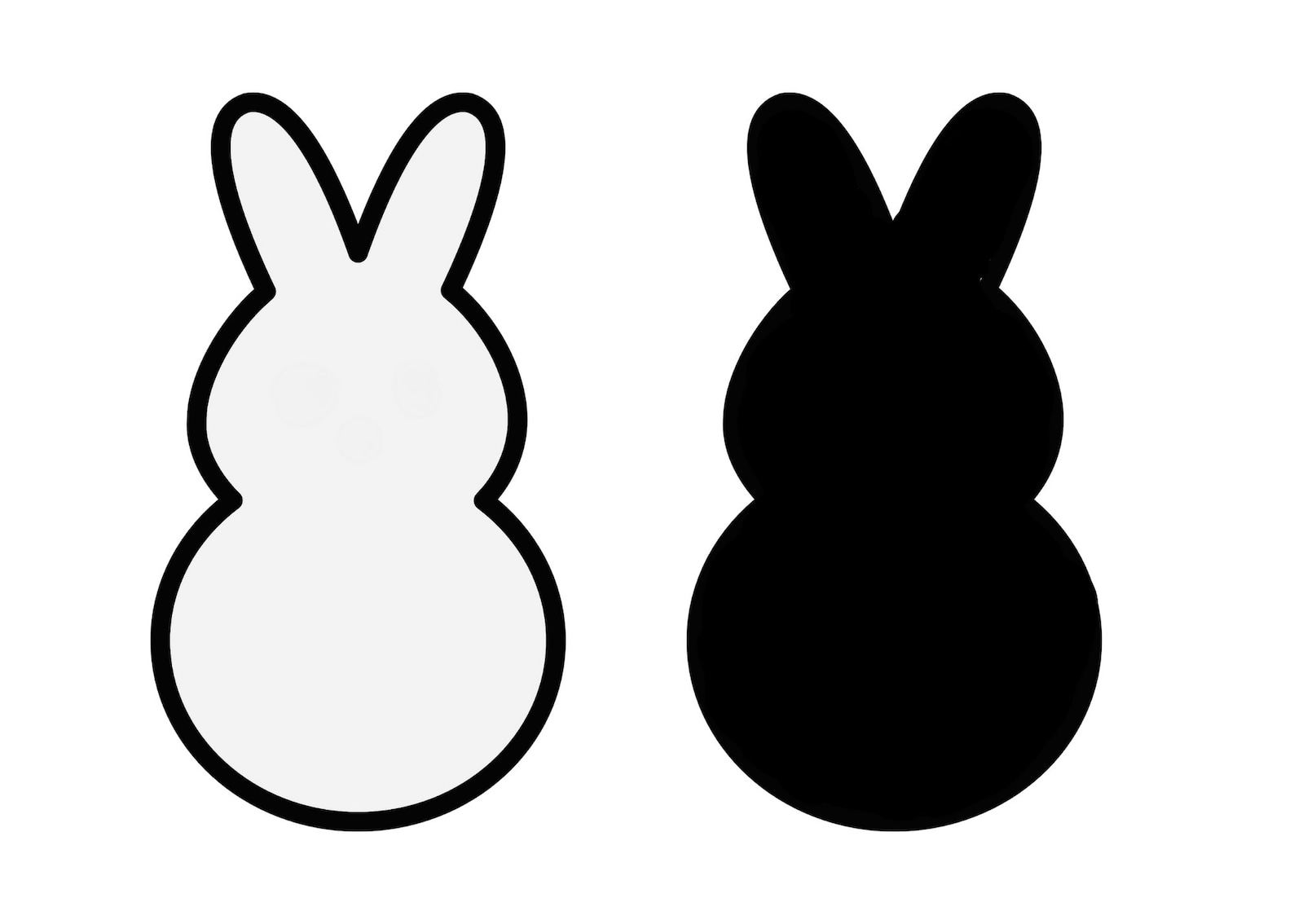 Easter Peeps SVG, Digital Download, Svg, Png, Pdf, Easter Day, Bunny ...