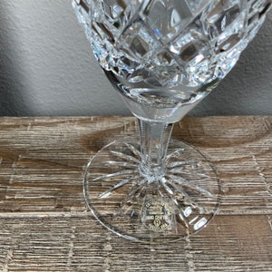 Pair Rogaska QUEEN the ASI Collection Lead Crystal Iced Tea Goblets ...