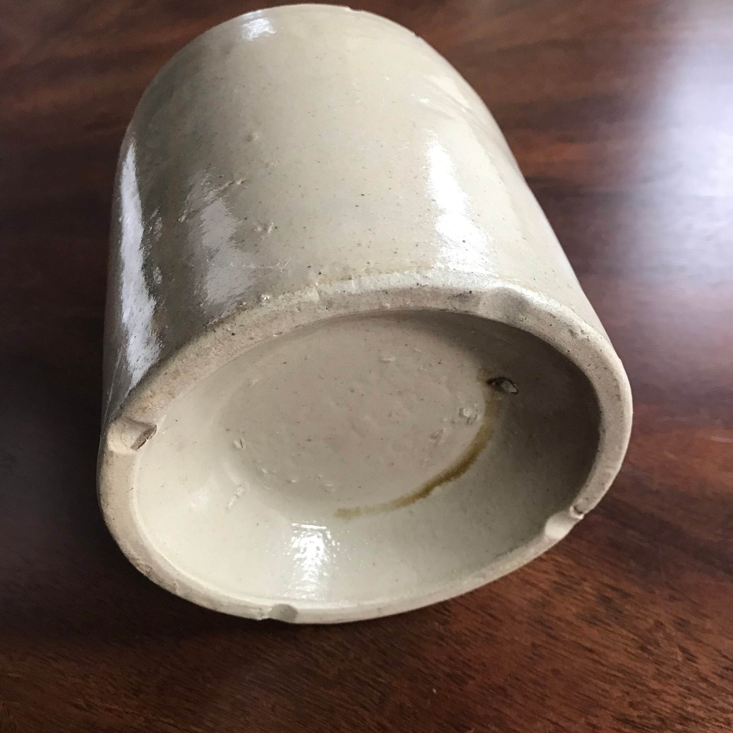 19th Century Macomb Pottery Canning Jar With Original Glass Lined Zinc ...