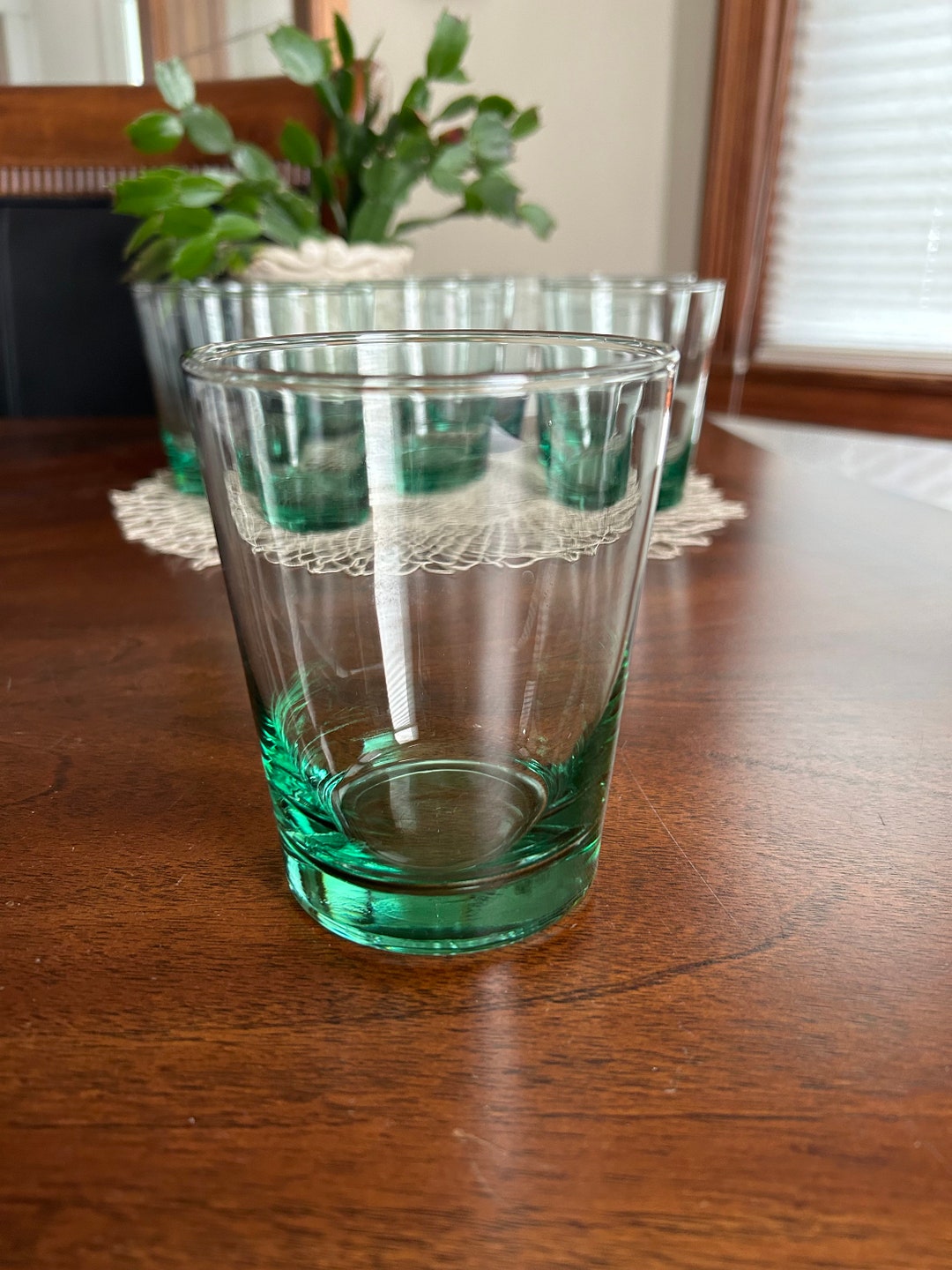 Libbey FLARE SPANISH GREEN 14 Ounce Glasses (8)! - Etsy