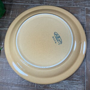 Four (4) Pfaltzgraff AMERICA Dinner Plates - Spongeware Tree, Vase, and ...