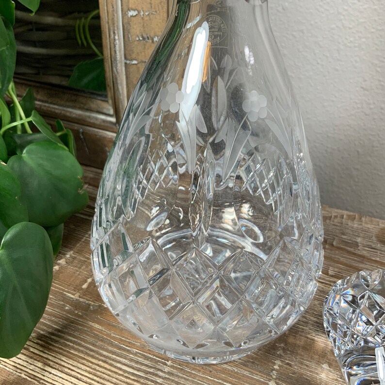 Rogaska QUEEN the ASI Collection Lead Crystal Barware Cordial - Etsy