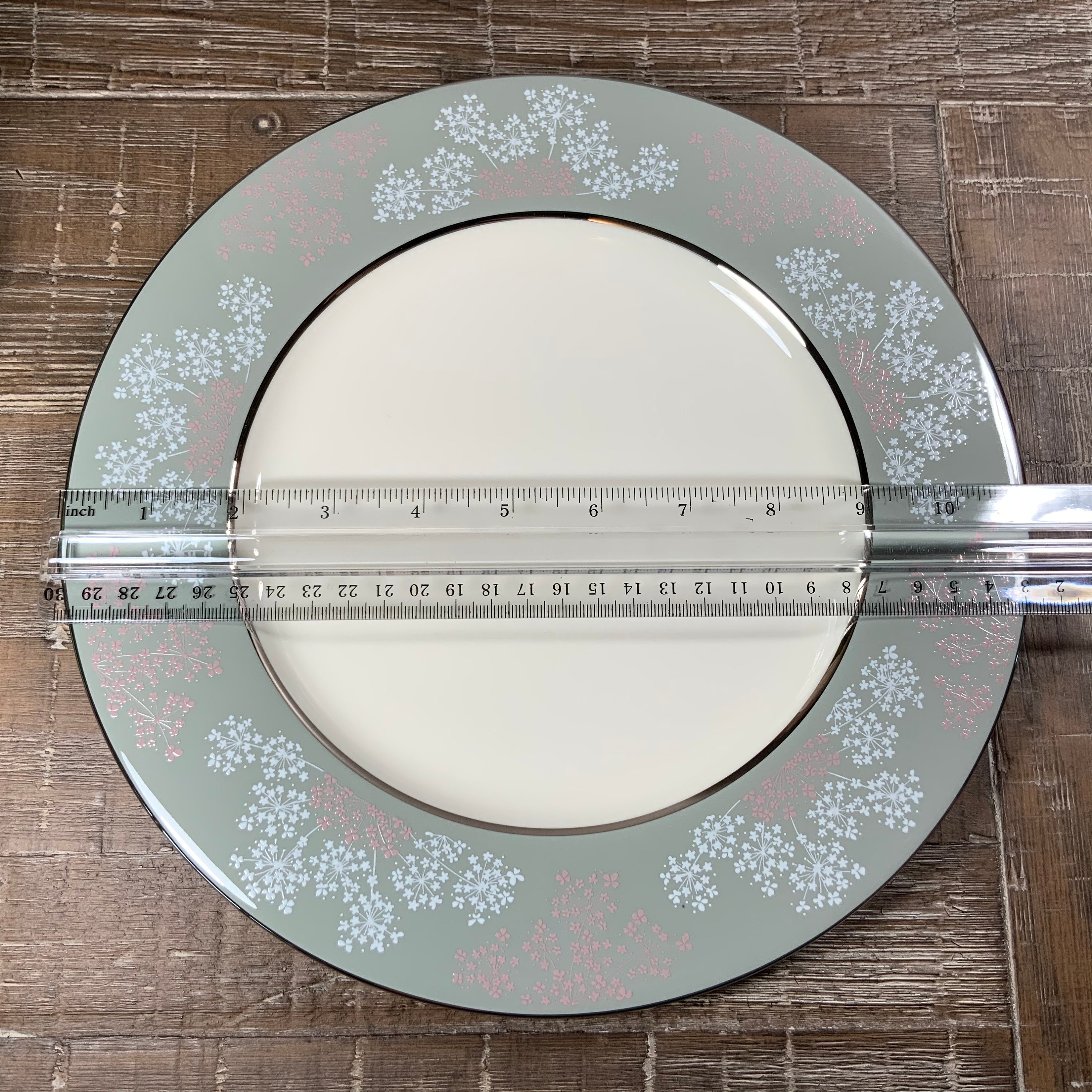 Three 3 Castleton China LACE 11 Dinner Plates Pink and | Etsy