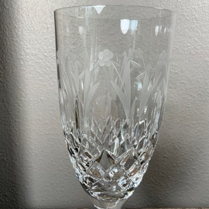 Pair Rogaska QUEEN the ASI Collection Lead Crystal Iced Tea Goblets ...