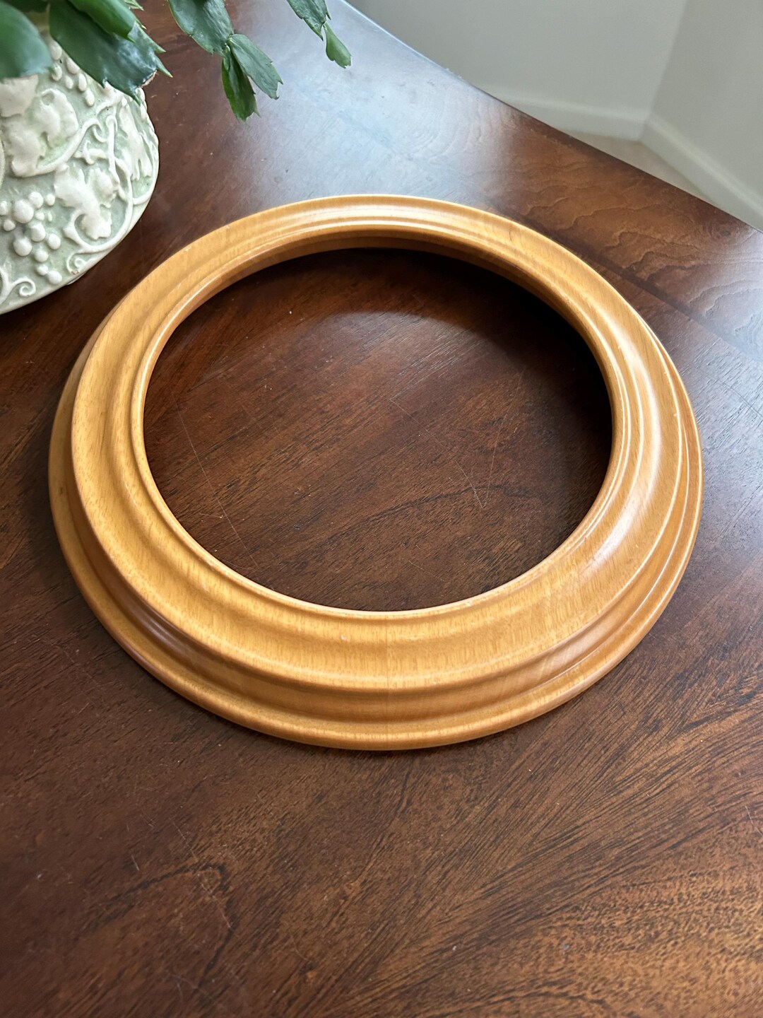 Van Hygan & Smythe Plate Accessories OAK 8-1/2 Inch Collector Plate ...