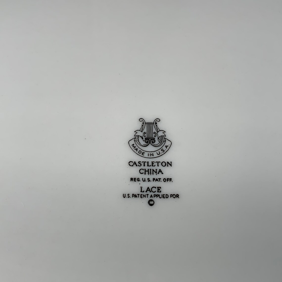 Castleton China LACE 15 Oval Platter Pink and White Floral | Etsy