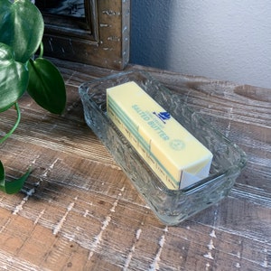 Princess House FANTASIA Quarter Pound Butter Cover / Butter Lid 1/4 ...