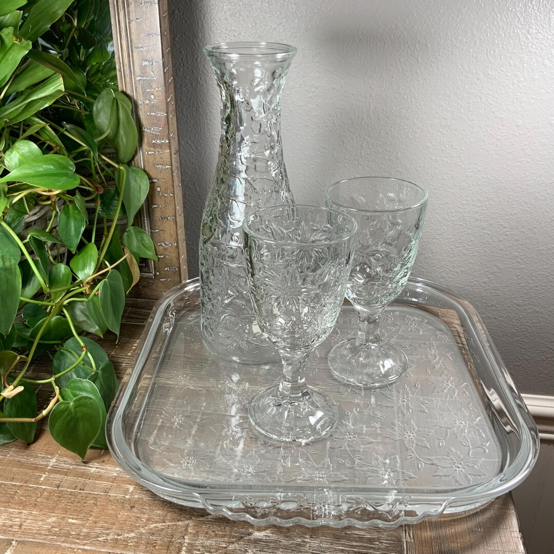 Princess House FANTASIA Square Serving Tray With Handles - 536 - Etsy