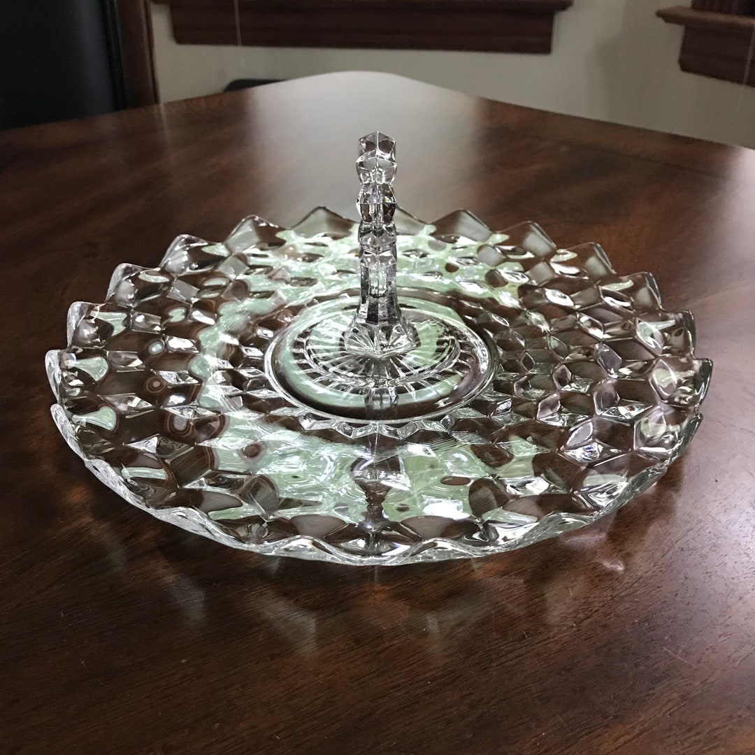 Fostoria AMERICAN 12 Inch Handled Tray! - Etsy