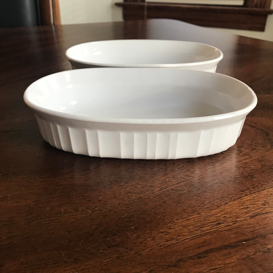 Corning Ware FRENCH WHITE Individual F-15-B 475 ML Oval - Etsy