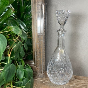 Rogaska QUEEN the ASI Collection Lead Crystal Barware Cordial Decanter ...