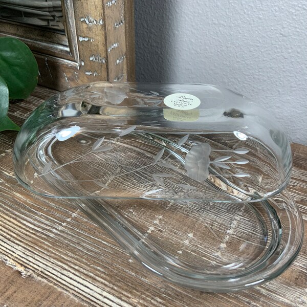 Crystal Butter Dish - Etsy