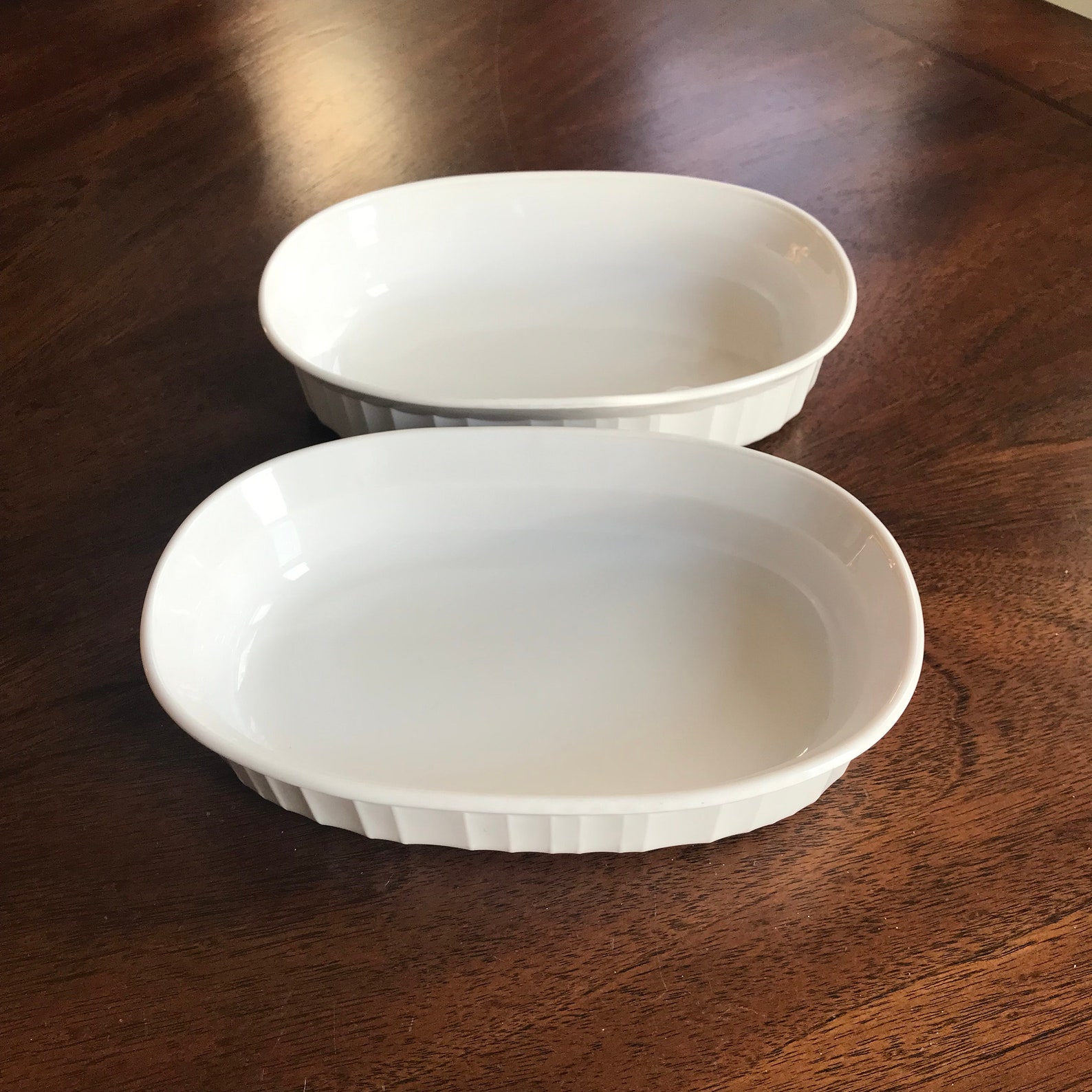 Corning Ware FRENCH WHITE Individual F-15-B 475 ML Oval - Etsy