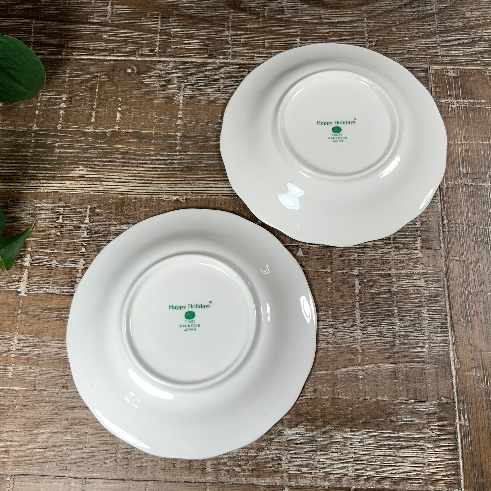 Nikko HAPPY HOLIDAYS Cup and Saucer Sets 2 Sets Christmas - Etsy