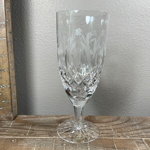 Pair Rogaska QUEEN the ASI Collection Lead Crystal Iced Tea Goblets ...