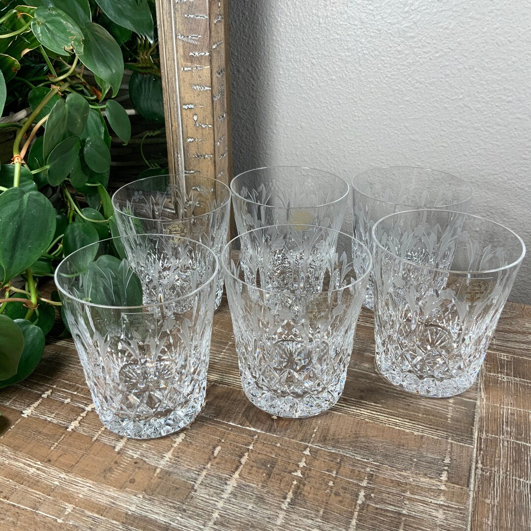 Pair Rogaska QUEEN the ASI Collection Lead Crystal Double Old ...