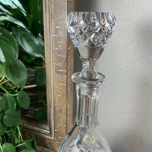 Rogaska QUEEN the ASI Collection Lead Crystal Barware Cordial Decanter ...