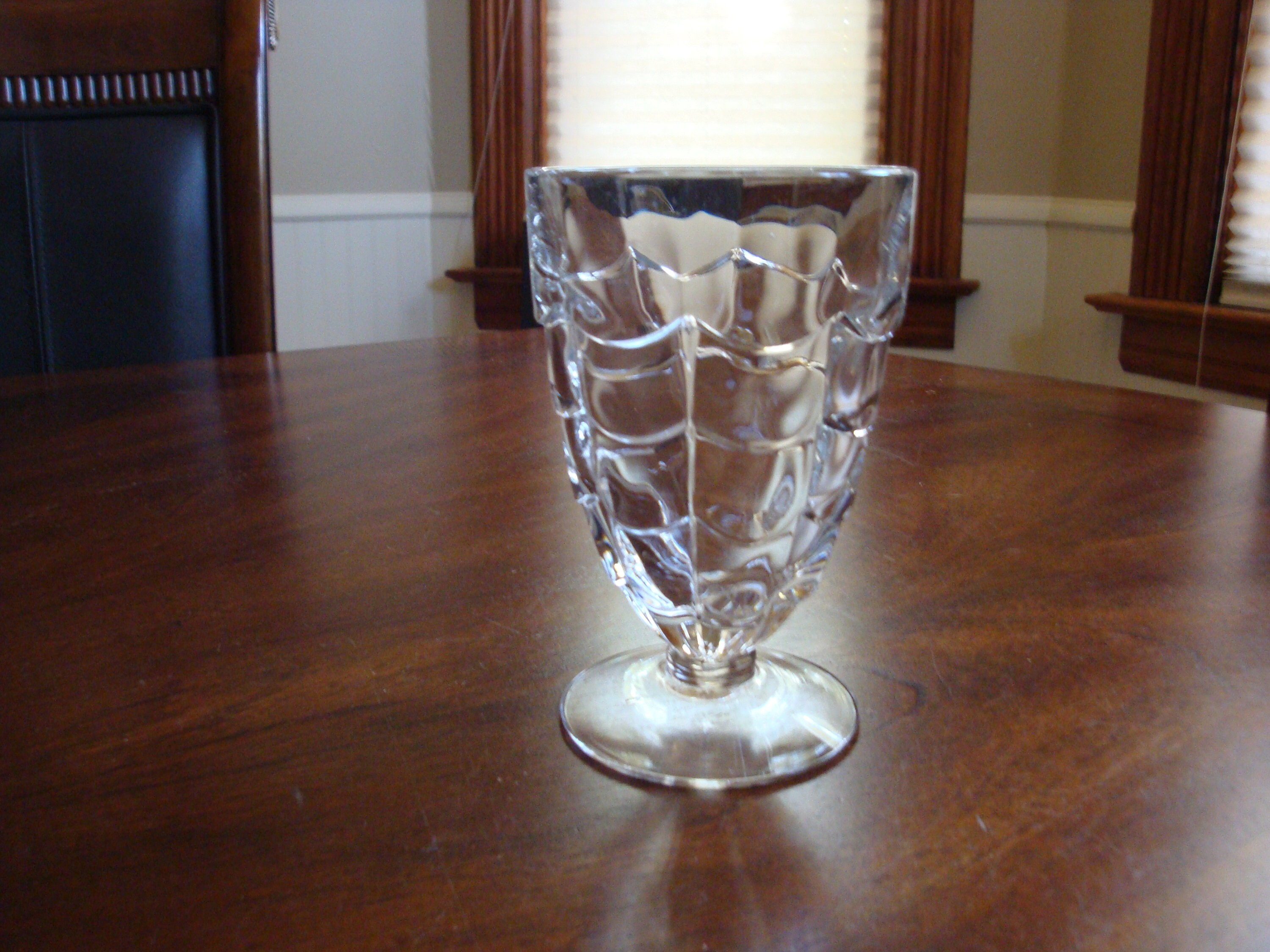 Cambridge CASCADE Hand Pressed and Polished Ice Tea Goblets - Etsy