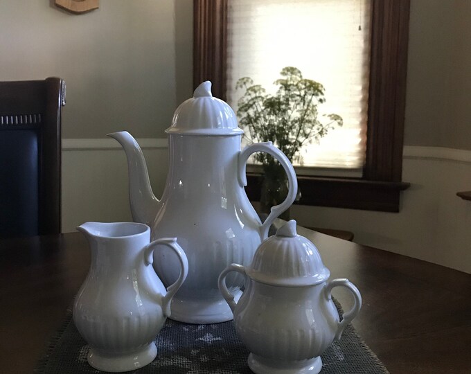 Alfred Meakin LEEDS Traditional Ironstone Coffee Serving Set! - Etsy