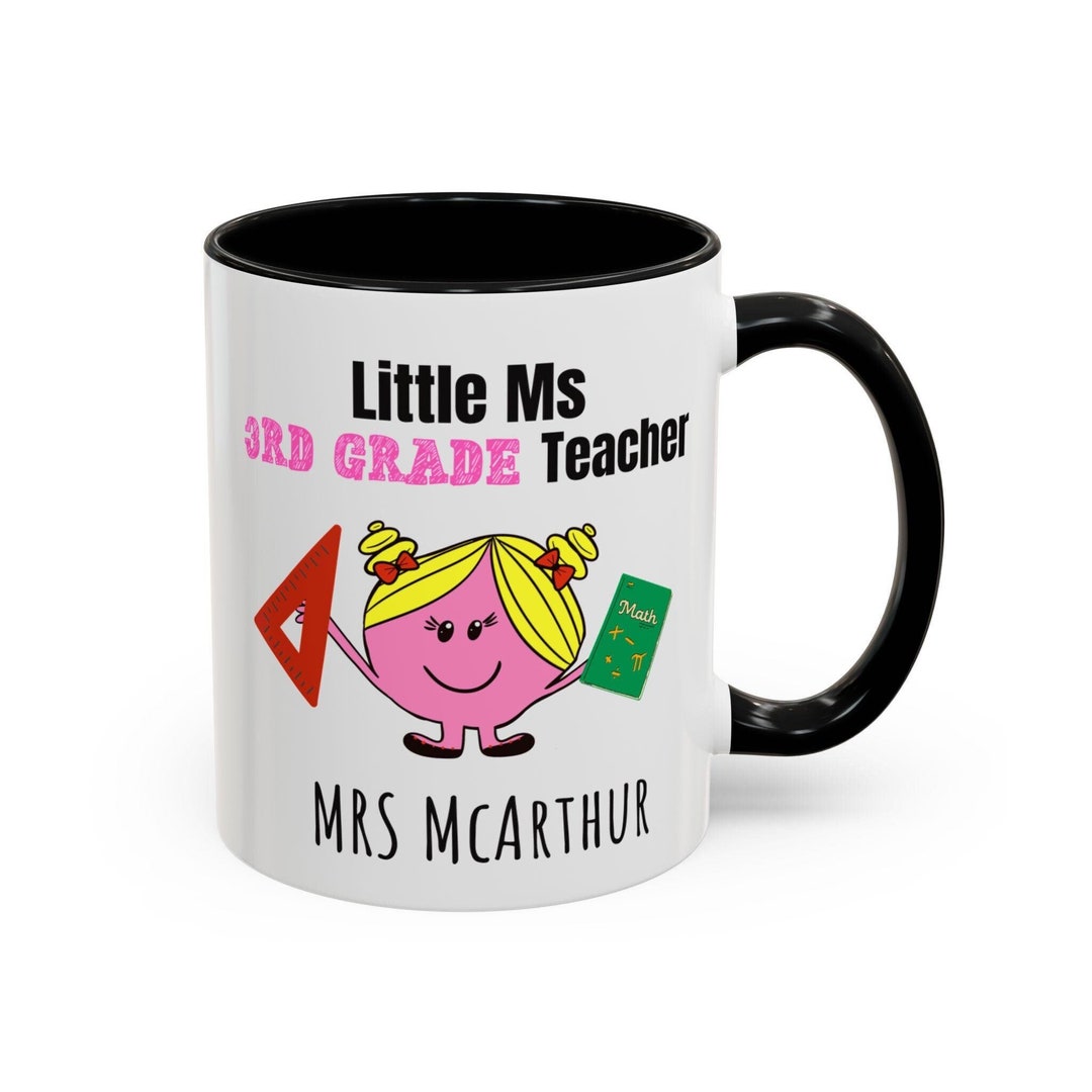 3rd Grade Teacher Gift, Teacher Appreciation Coffee Mug, Personalized ...