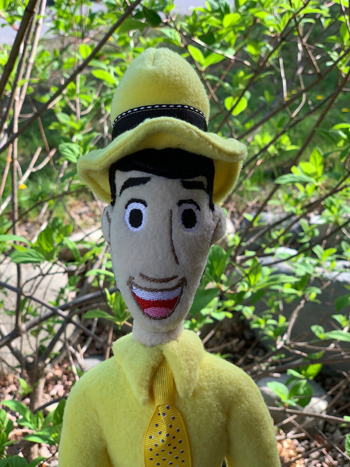 Curious George Plush Toy the Man With the Yellow Hat Ted | Etsy