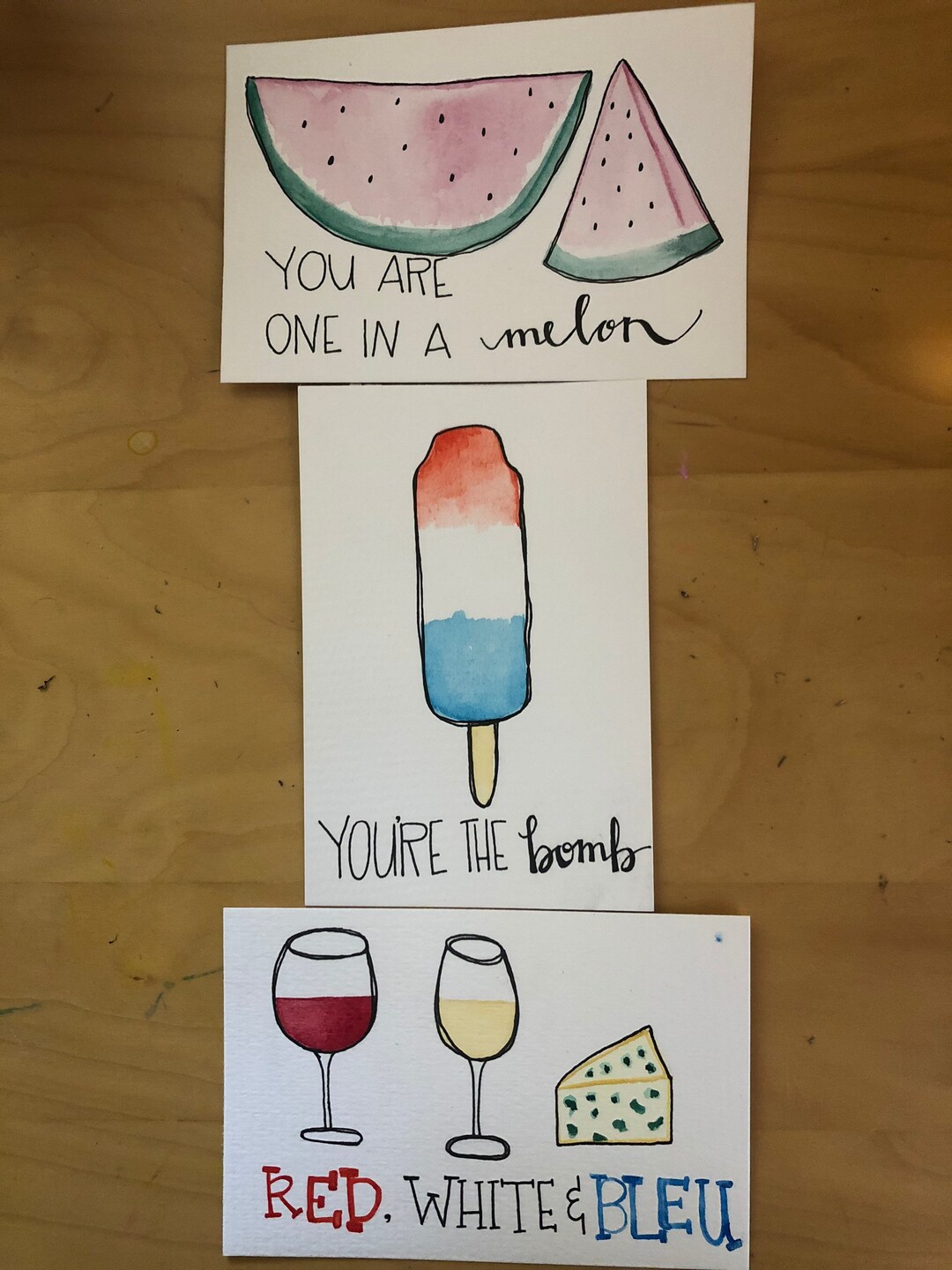 Assorted Summer Postcards - Etsy