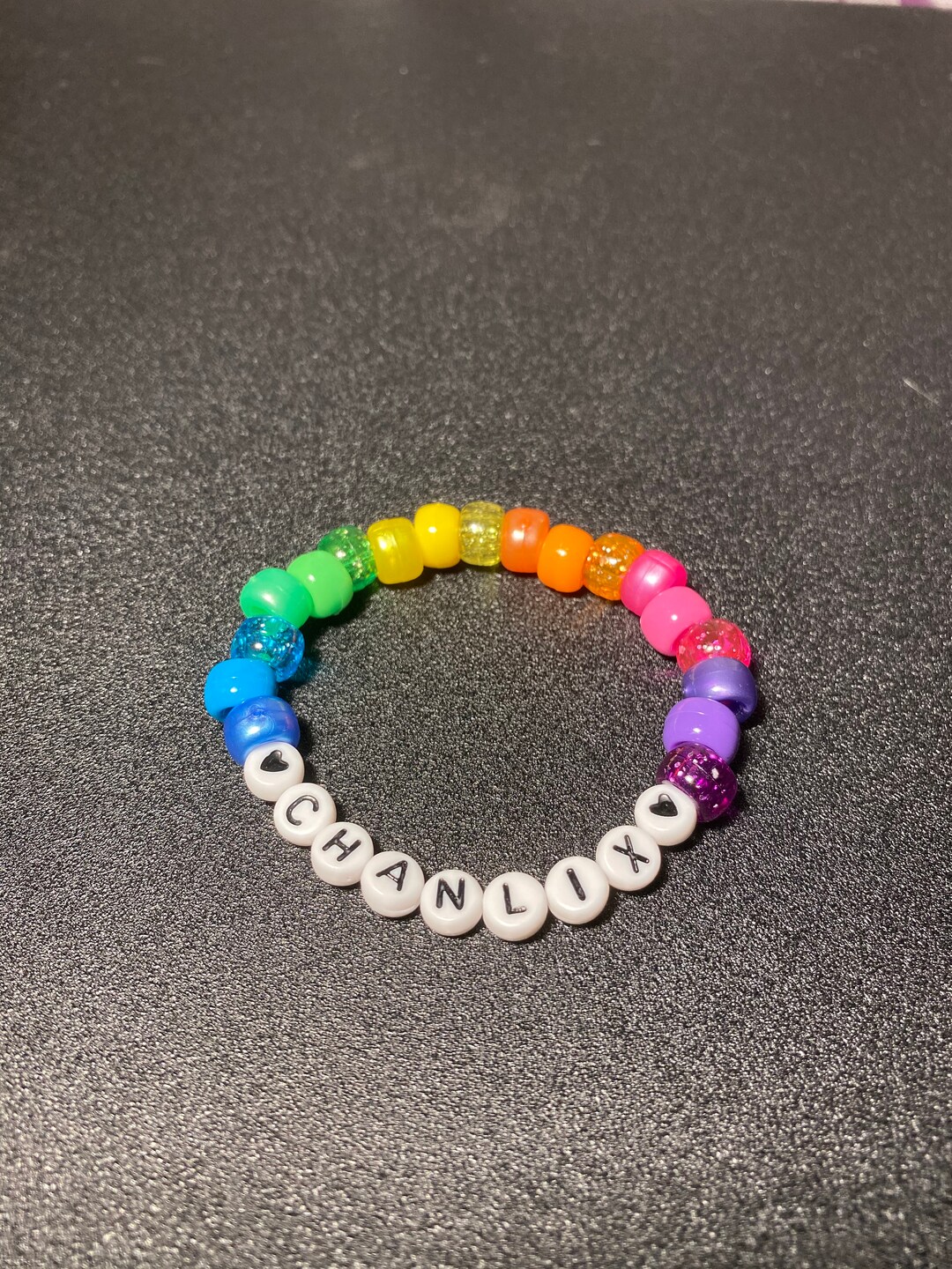 Buy Custom K-pop Stray Kids, BTS+ Bead Kandi Bracelets Online in India ...
