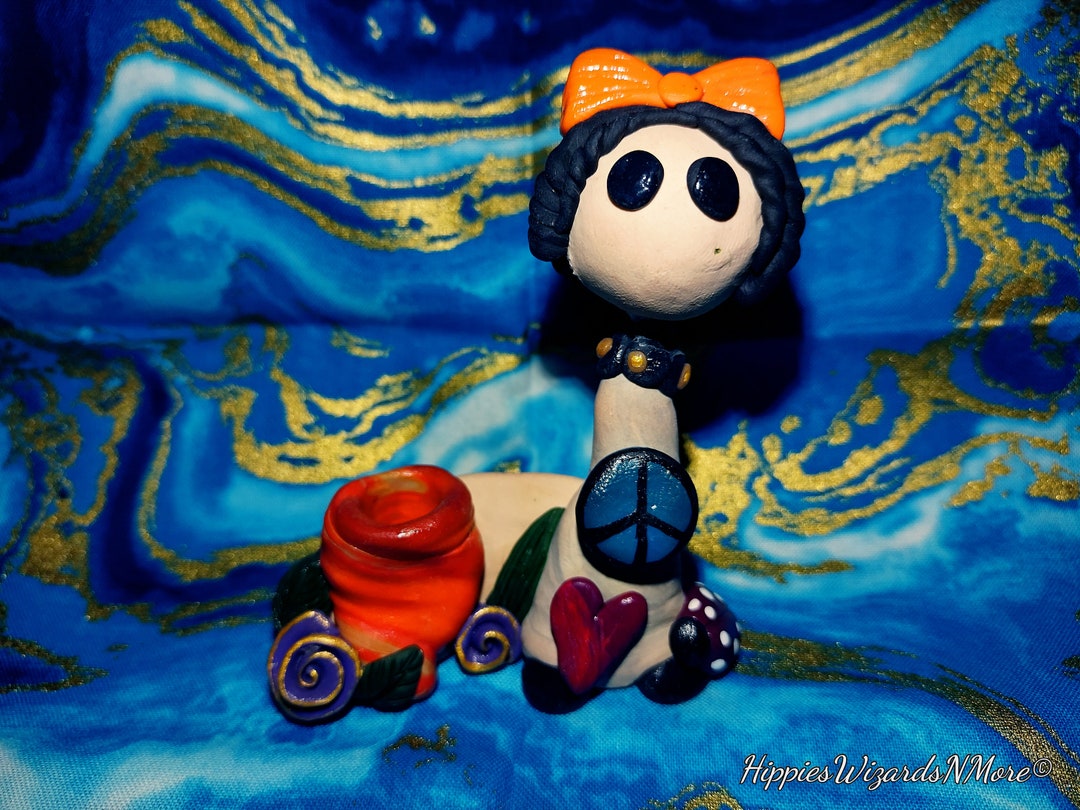 My Original OOAK Skeleton Artwork a Winter Night Stroll Joint Snuffer ...