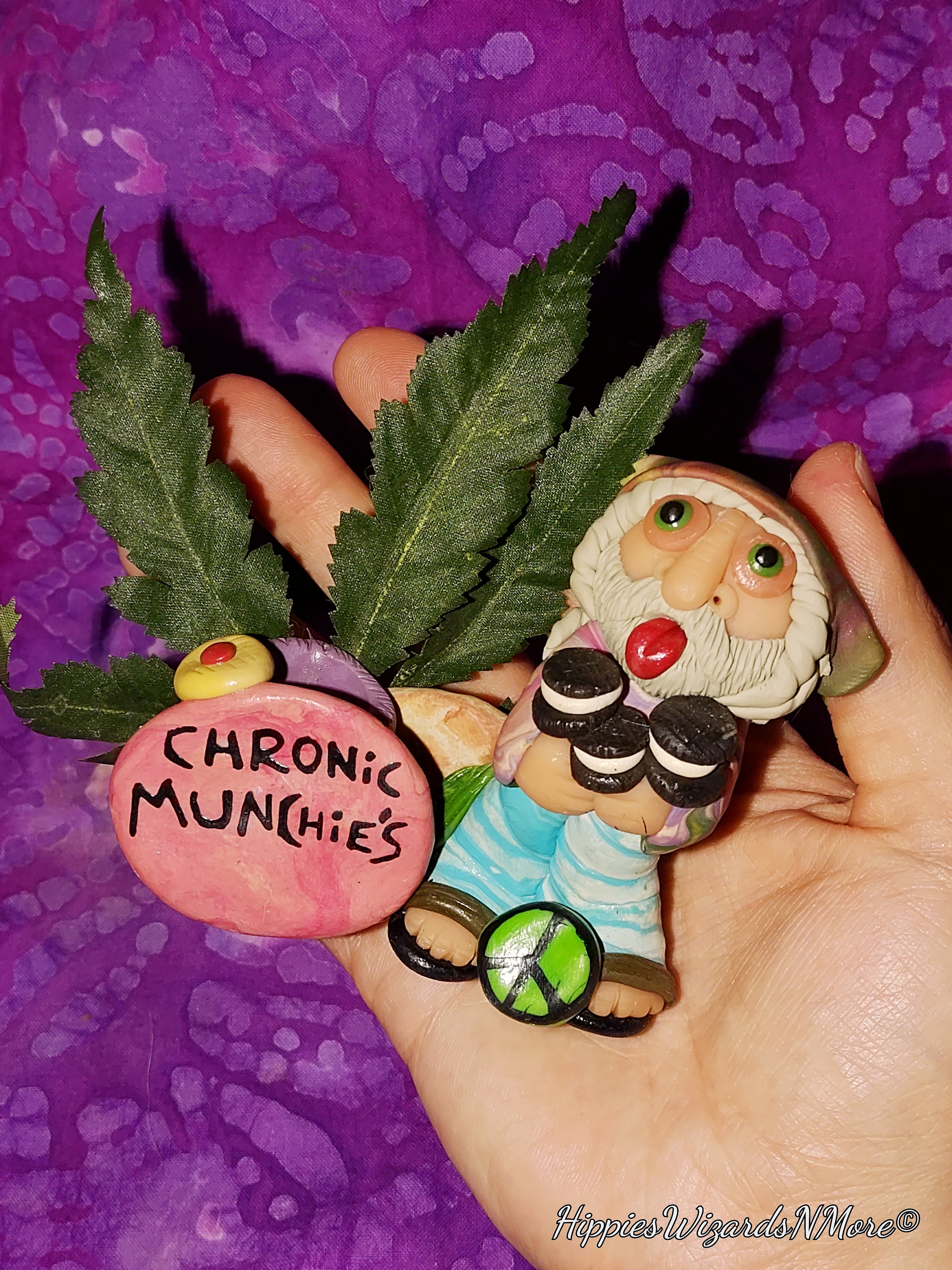 My Original OOAK Hippie Cigarette Joint Snuffer Artwork groovy Hippies ...