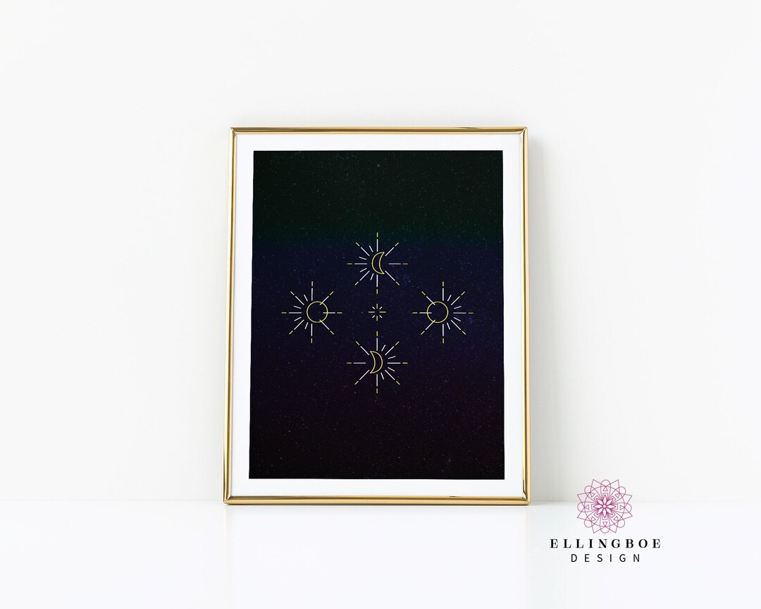 Celestial Decor 3 Options My Moon, My Sun and My Stars, Space, Space ...