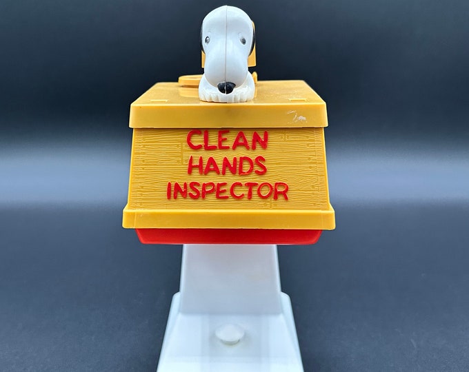 Snoopy Clean Hands Inspector Powered Soap Dispenser - Etsy