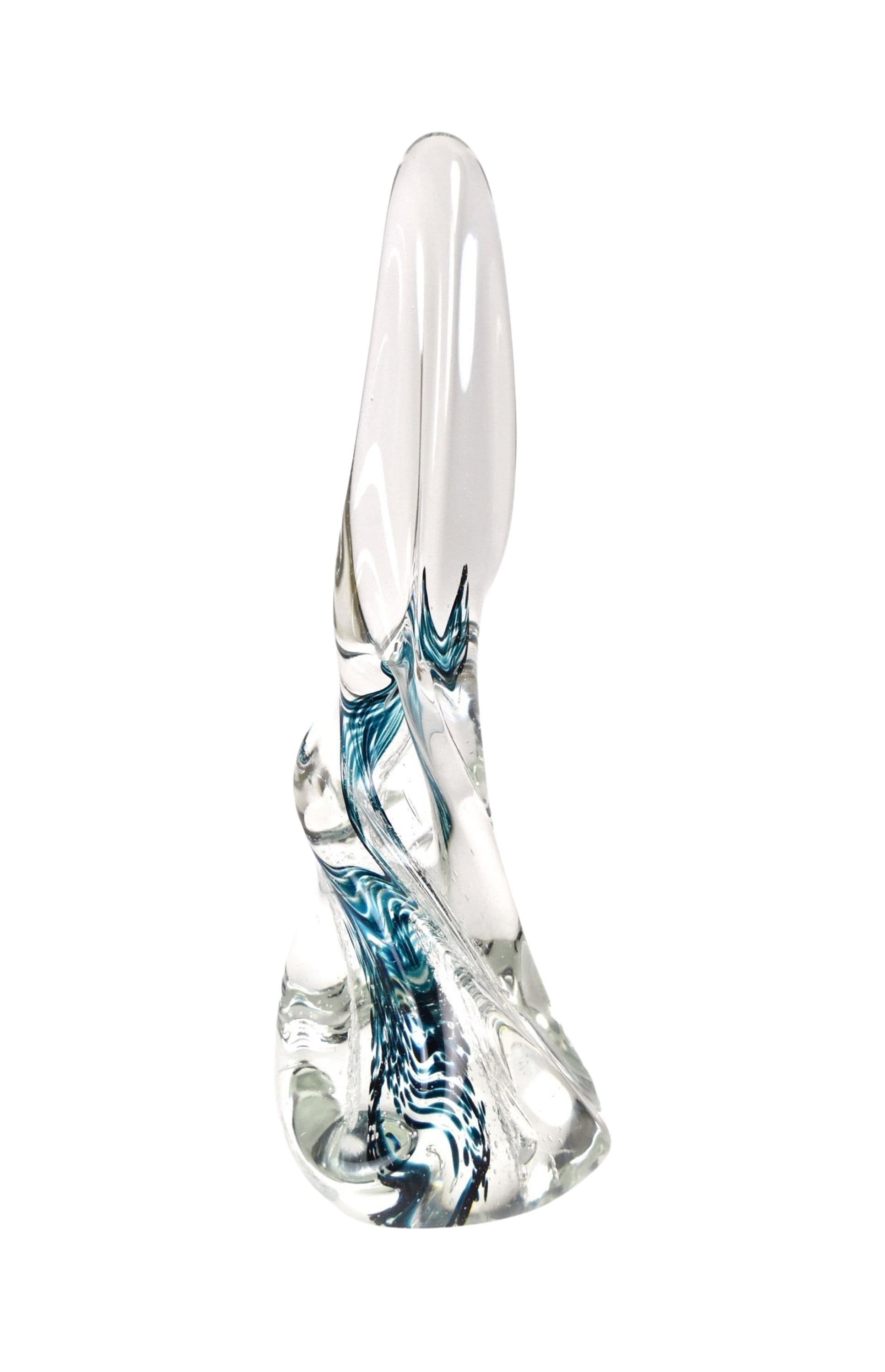 Mid-century Modern Enclosed Geometric Acrylic Lucite Sculpture ...