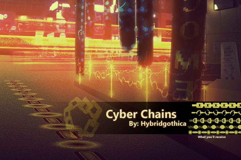 Cyber Chains | Photoshop Brushes | Creative - Etsy