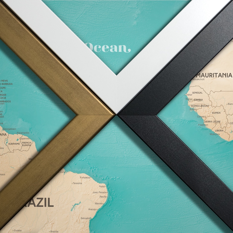 Push Pin World Map-wedding Gift Wedding Guest Book - Etsy