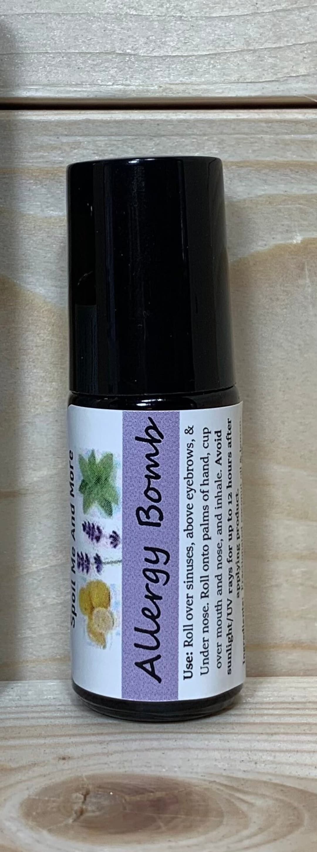 ALLERGY BOMB Essential Oil Blend Rollerball Roll on READY to Use - Etsy