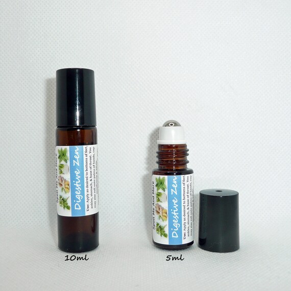 DIGESTIVE ZEN Blend Essential Oil Roller Roll On Organic and | Etsy
