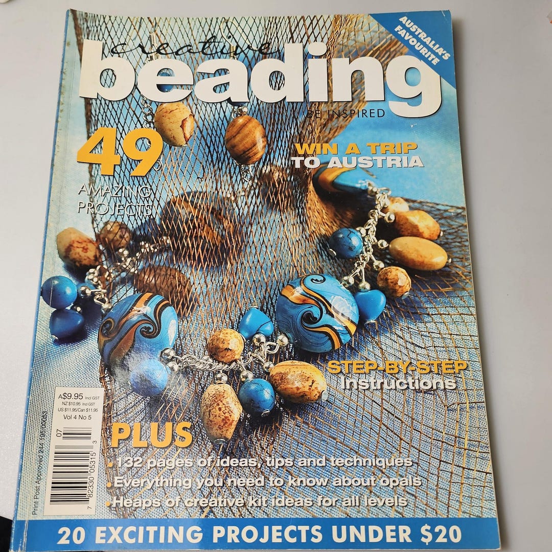 Creative Beading Magazine, Vol 4 No 5, March 2009 Release - Etsy